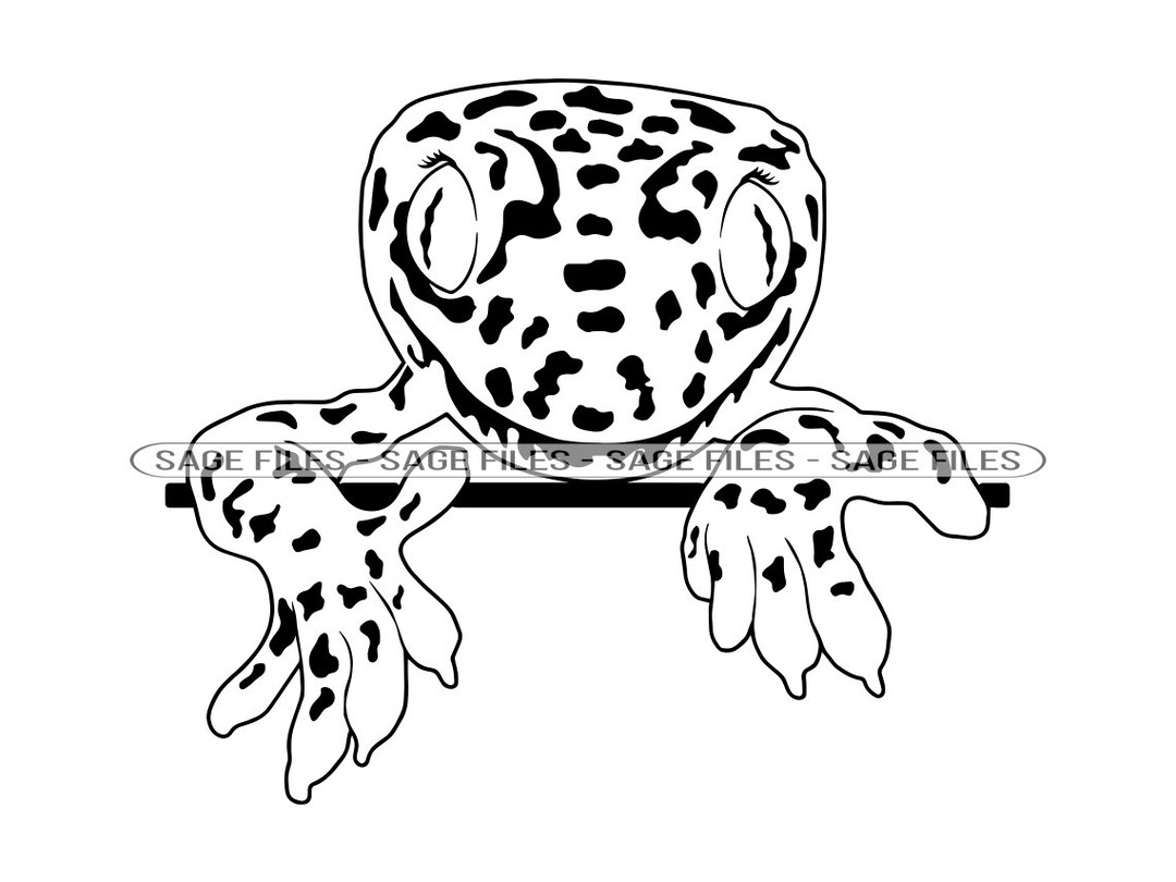 Peeking Lizard #3 SVG, Lizard SVG, Lizard Clipart, Lizard Files for ...