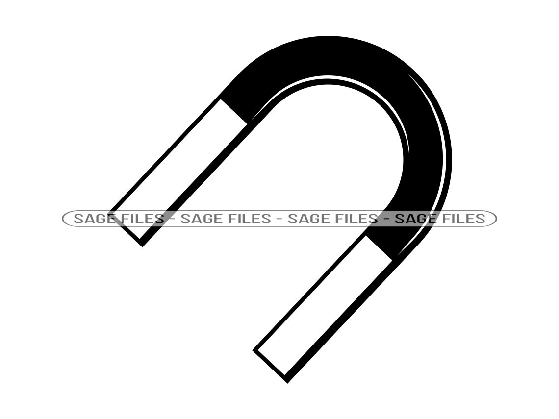 Magnet SVG Horseshoe SVG Magnet Clipart Magnet Files for - Etsy
