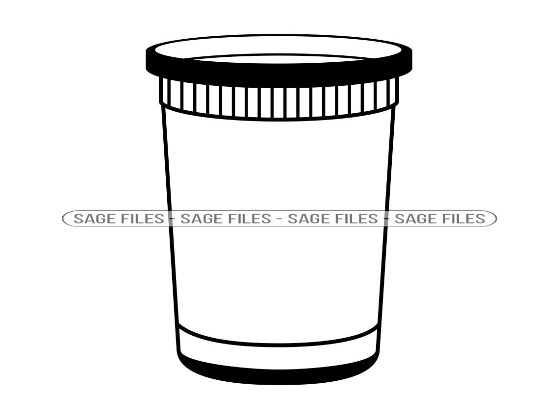 Plastic Food Container Deli 2 SVG, Lunch Box Svg, Take Out Svg, Clipart ...