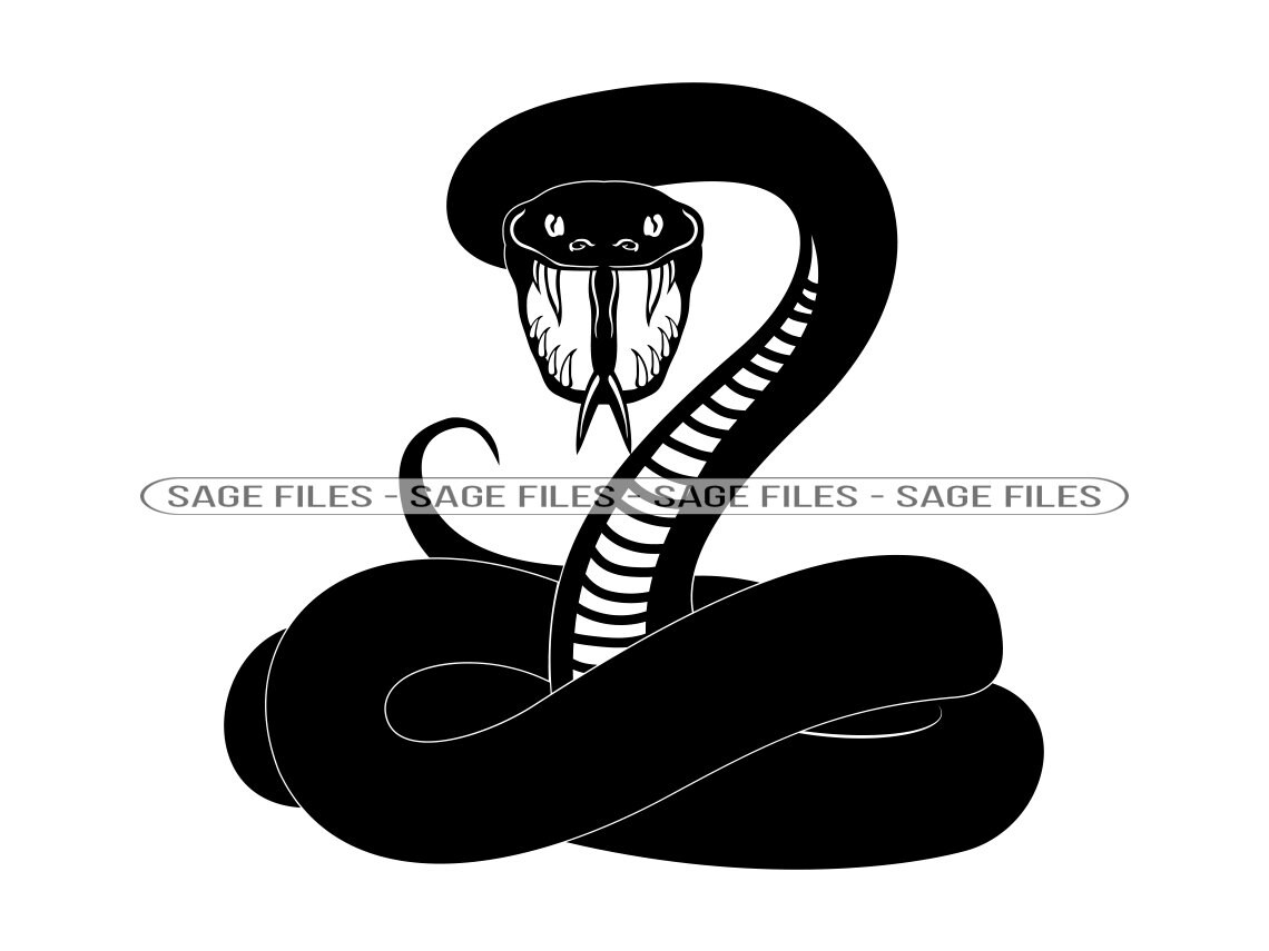Snake Logo Svg, Snake Svg, Snake Clipart, Snake Files for Cricut, Snake ...