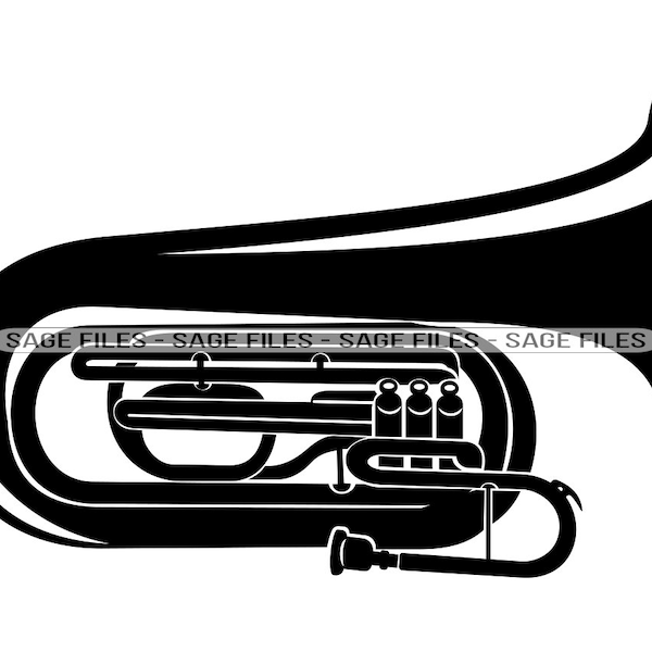 Tuba Cut File Svg - Etsy