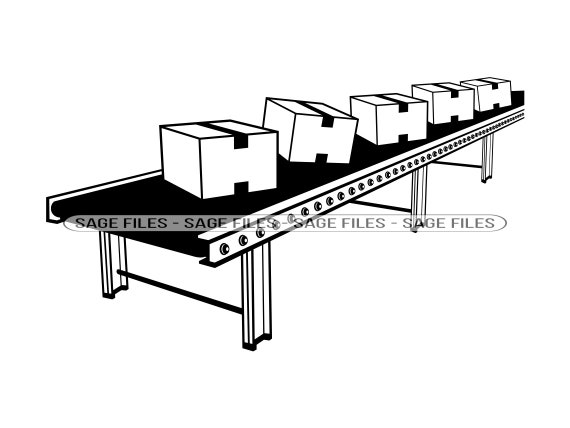 Conveyor Belt 2 SVG Roller Conveyor SVG Assembly Line Svg - Etsy UK