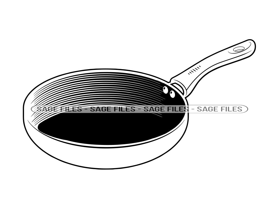 Hot Frying Pan Clipart