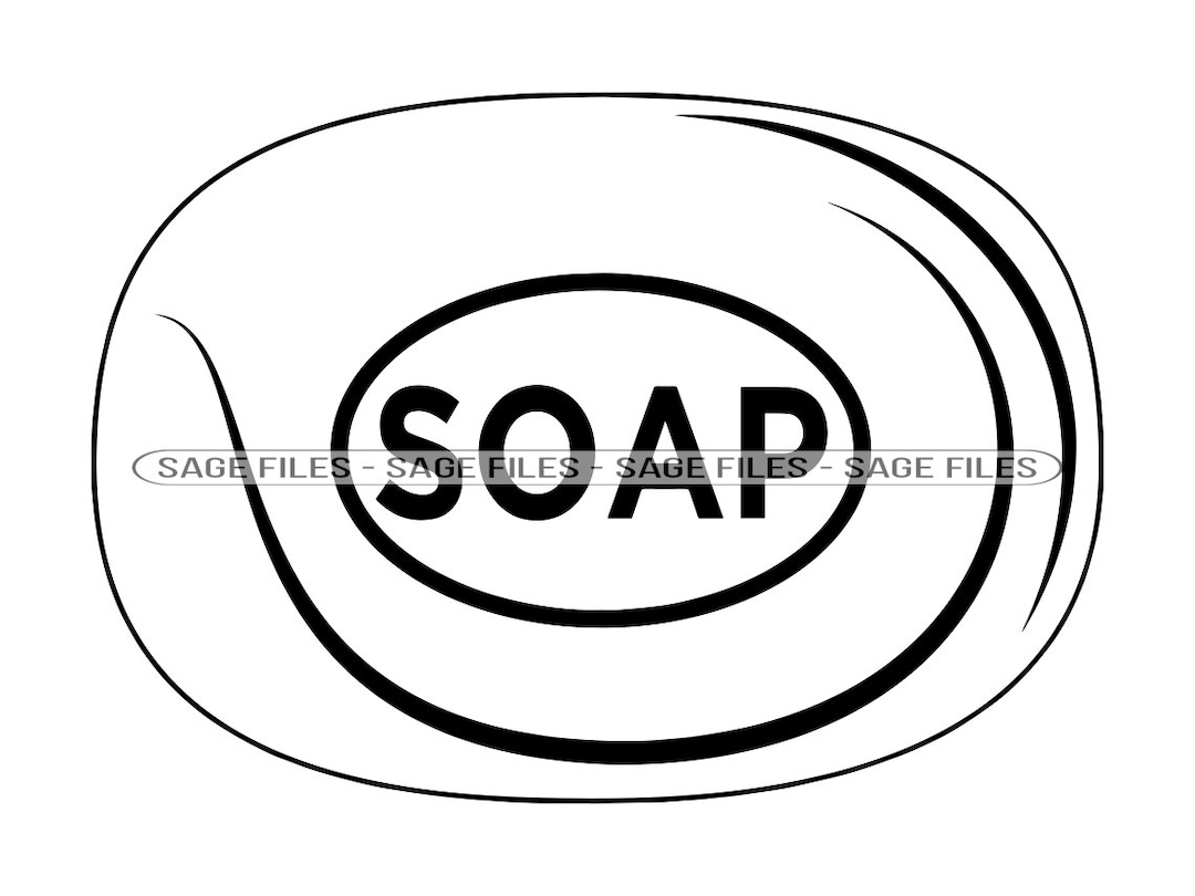 Soap Outline SVG, Soap SVG, Bar of Soap Svg, Soap Clipart, Soap Files ...