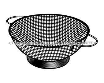 Colander Cut File - Etsy