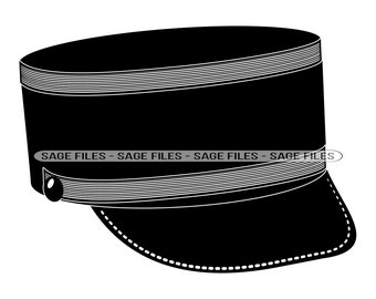 Train Conductor Hat Clipart - Etsy