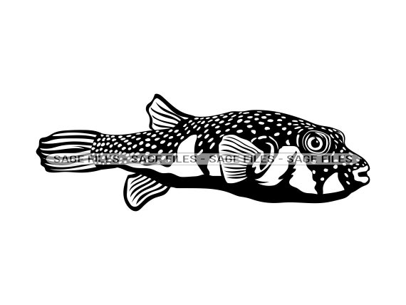 Puffer Fish 4 SVG Puffer Fish SVG Fish Svg Puffer Fish - Etsy