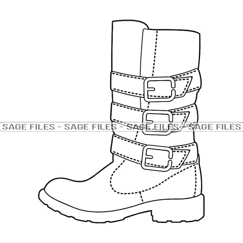 Motorcycle Boot - Etsy