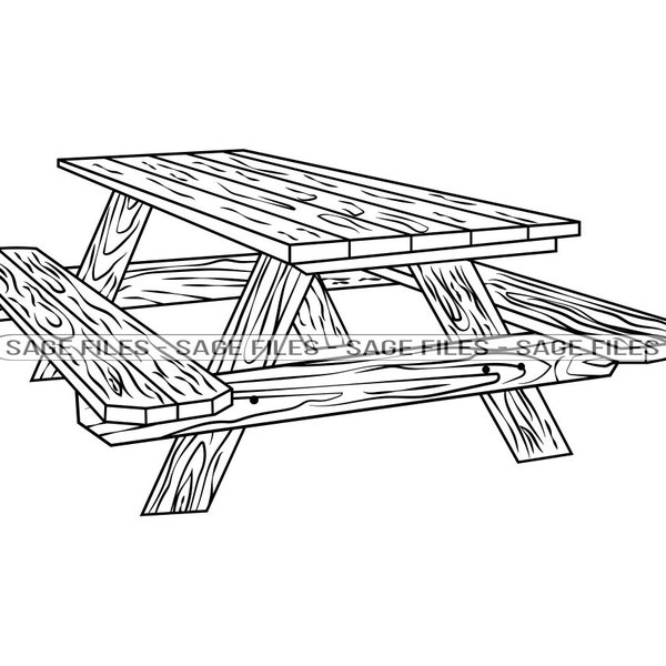 Picnic Table - Etsy
