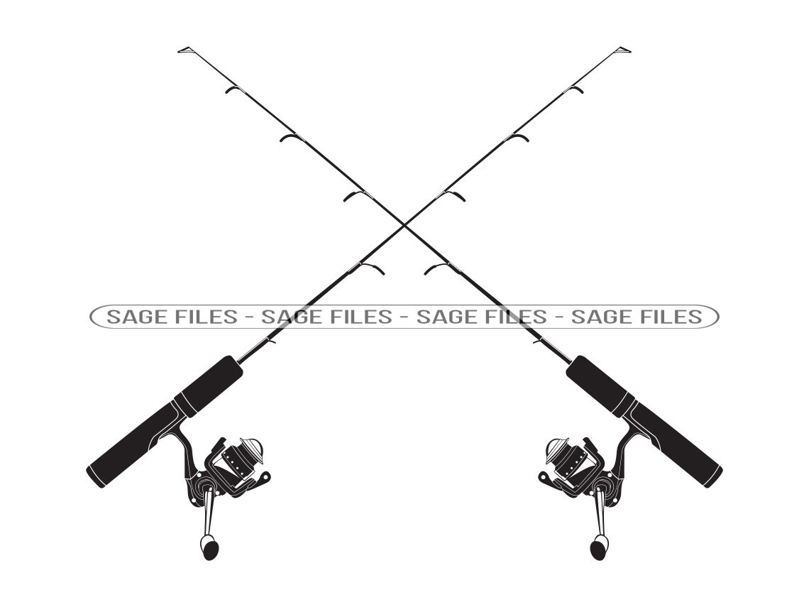 Fishing Rod Logo 2 SVG Fishing Rod Svg Fishing Svg Fishing - Etsy