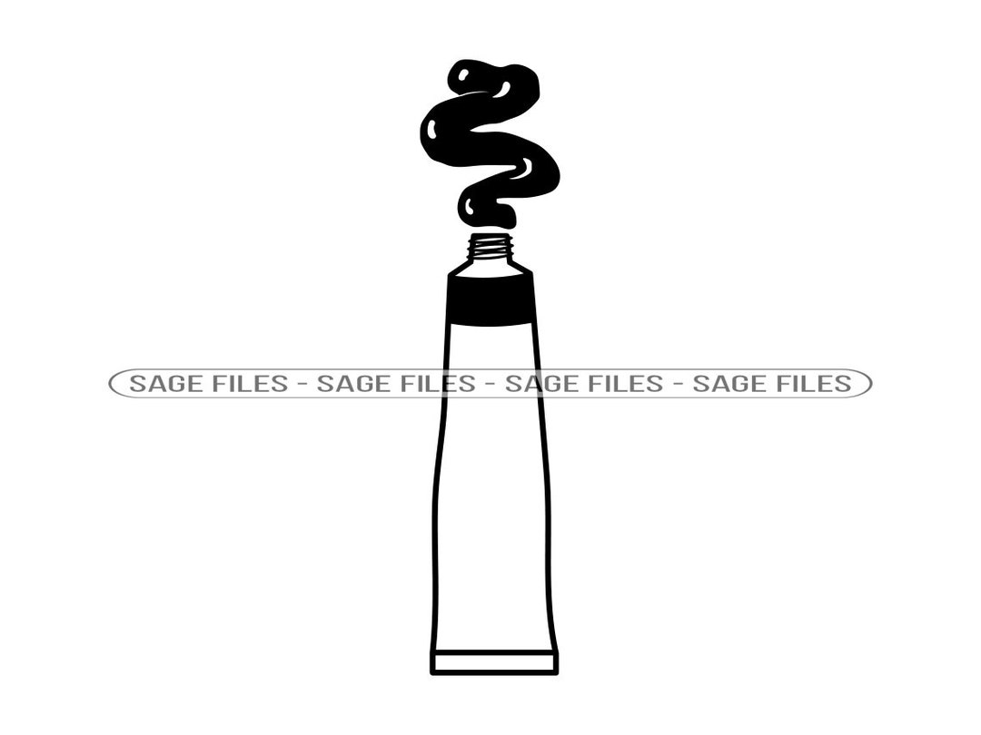 Squeeze Tube SVG, Squeeze Tube Svg, Squeeze Tube Clipart, Squeeze Tube ...
