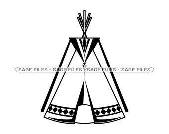 Tipi Silhouette Svg - Etsy