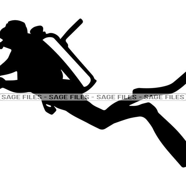 Scuba Diving Svg - Etsy