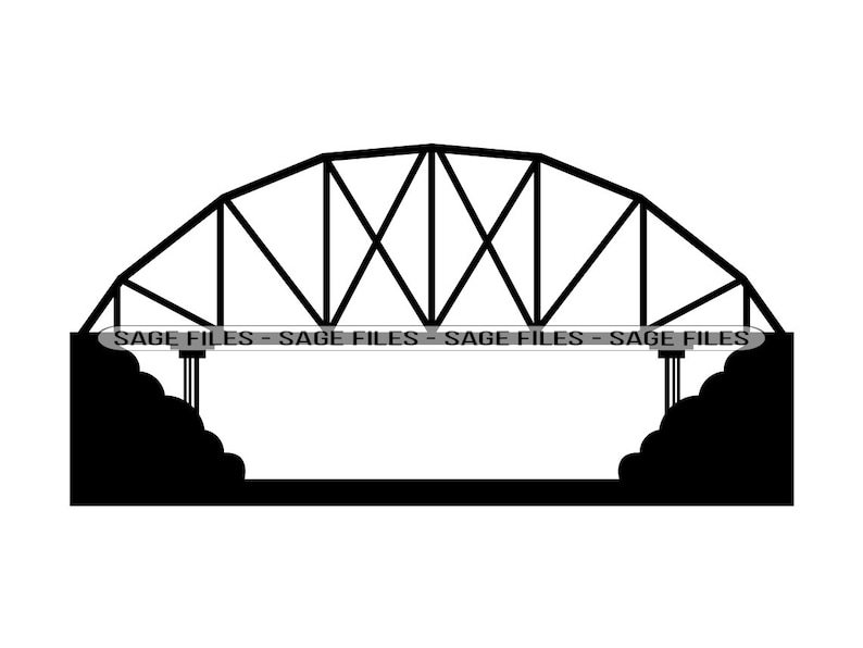Bridge #5 SVG, Bridge SVG, Bridge Clipart, Bridge Files for Cricut ...