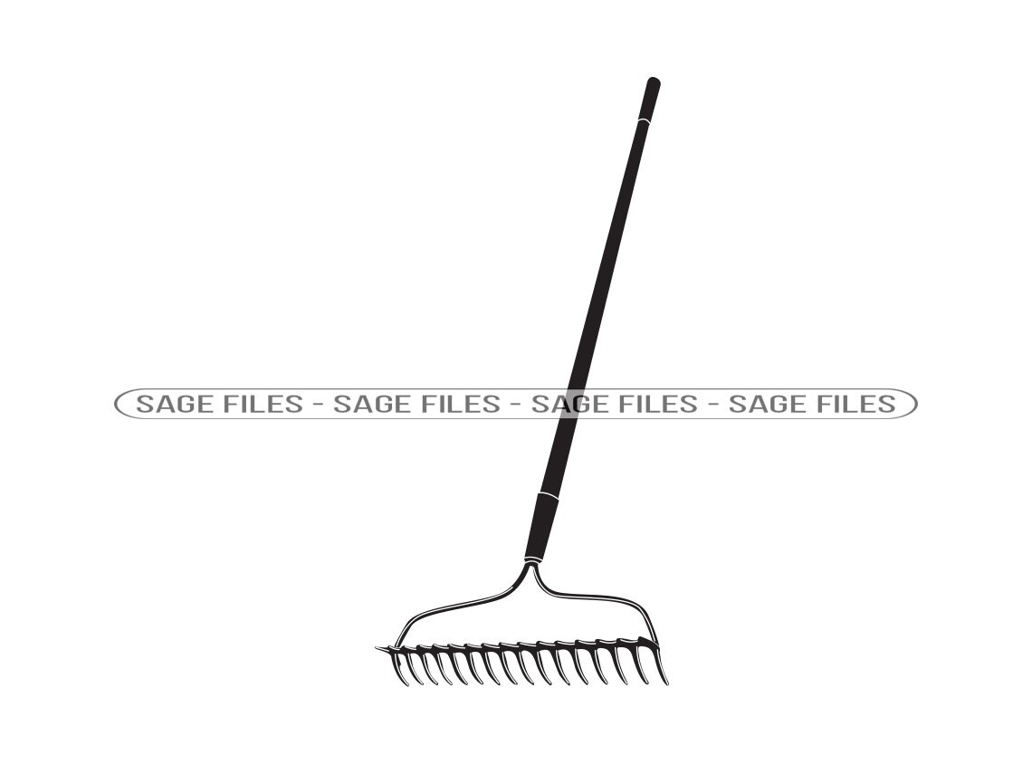 Rake SVG Gardening Svg Landscaping Svg Rake Clipart Rake - Etsy