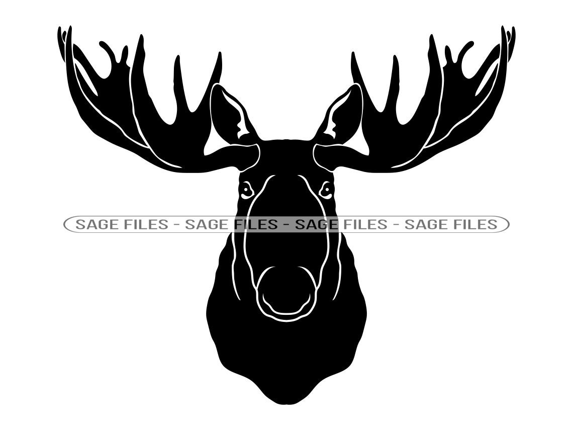 Moose Head Outline