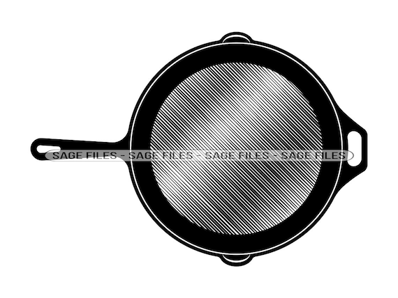 Cast Iron Frying Pans Clipart