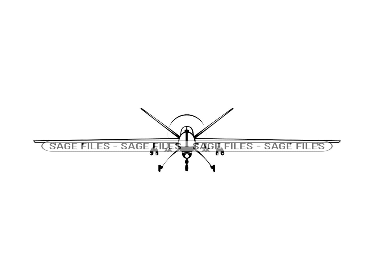 Uav Drone 3 Svg Drone Svg Air Force Svg Drone Svg Drone Etsy