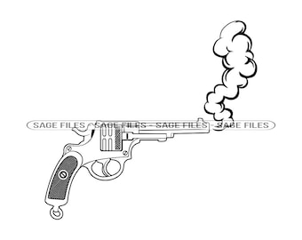 Smoking Guns Clipart