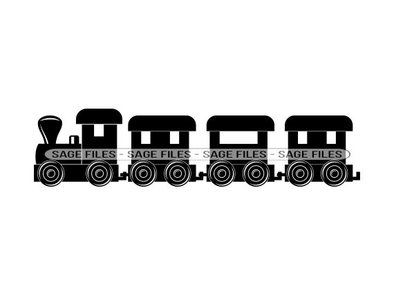 Toy Train 2 SVG Toy Train Clipart Toy Train Files for - Etsy