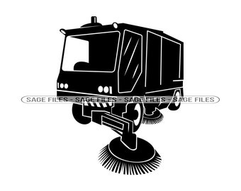 Road Sweeper Clipart - Etsy