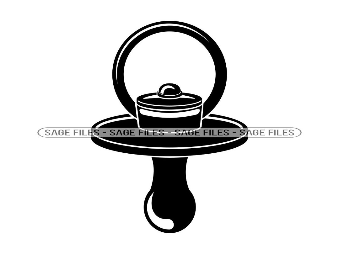 Pacifier 4 SVG, Pacifier Svg, Baby SVG, Baby Shower SVG, Pacifier ...