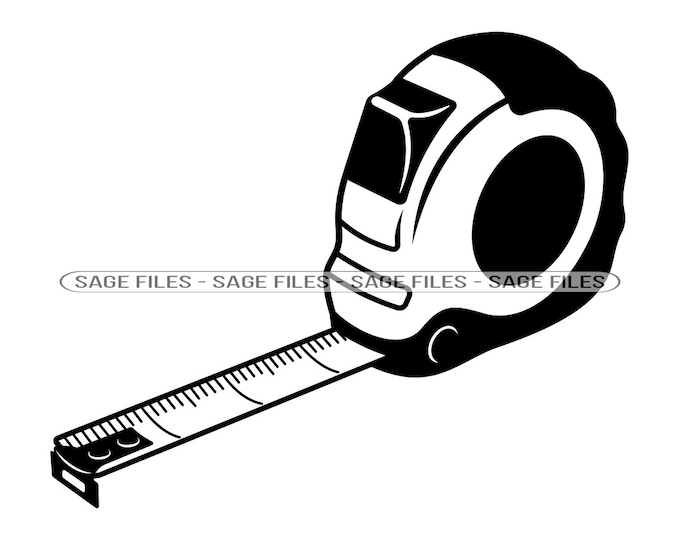 Measuring Tape Svg, SVG Files for Cricut, Measure Svg, Tape Clipart ...