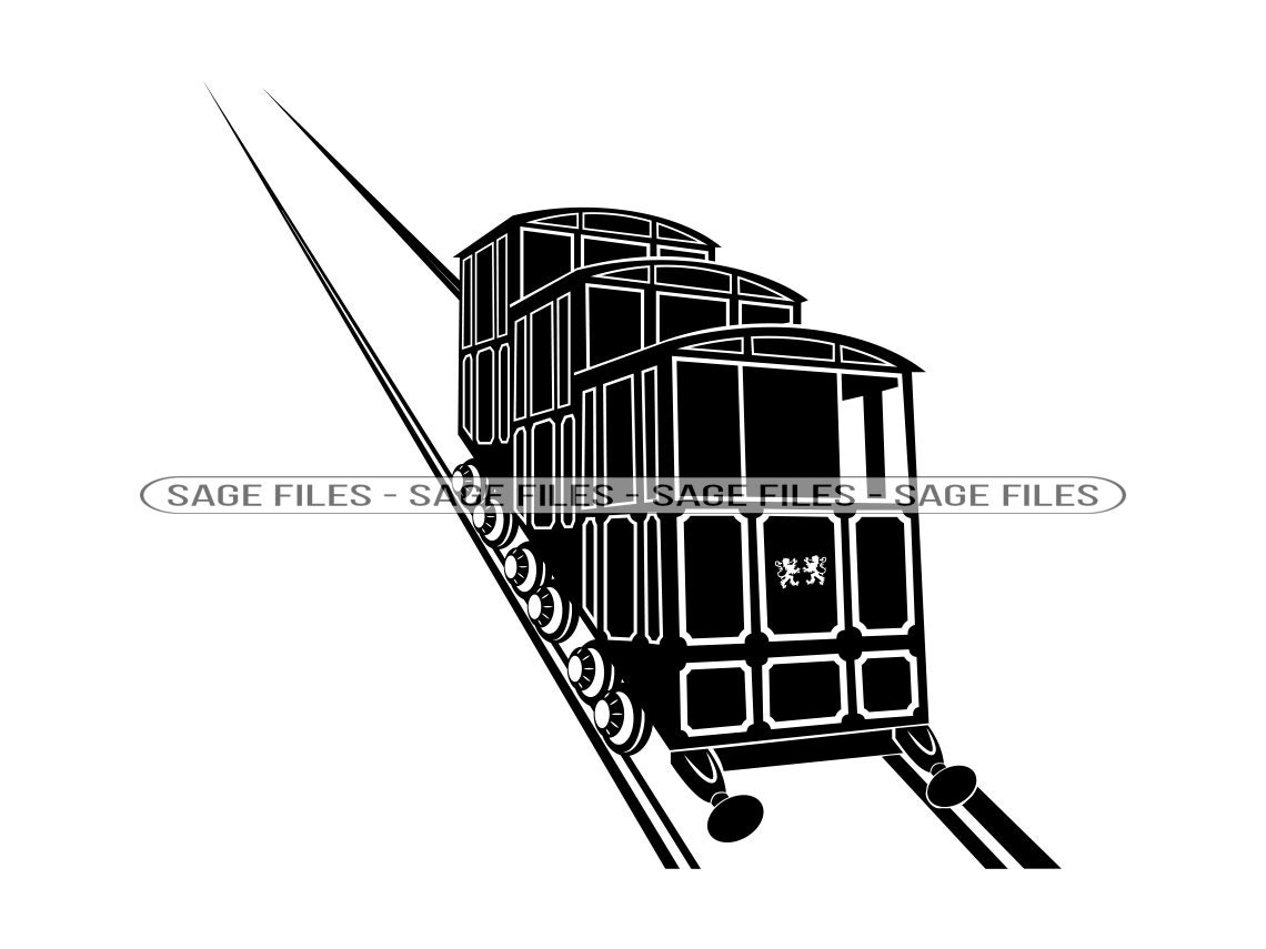 Funicular 2 SVG Funicular SVG Cable Car Svg Train Svg - Etsy