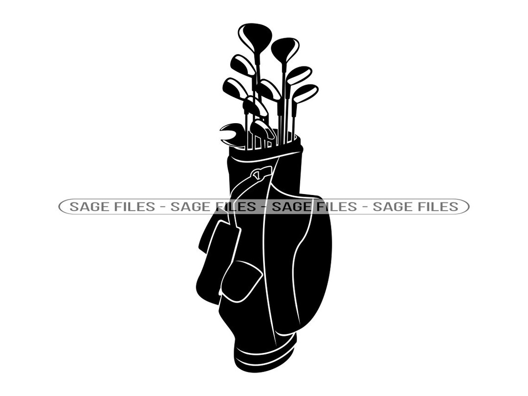 Golf Clubs SVG, Golf Svg, Golf Bag Svg, Golf Club Svg, Golf Clipart ...