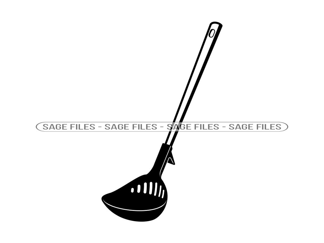 Strainer Ladle SVG, Ladle Svg, Cooking Svg, Chef Svg, Ladle Clipart ...