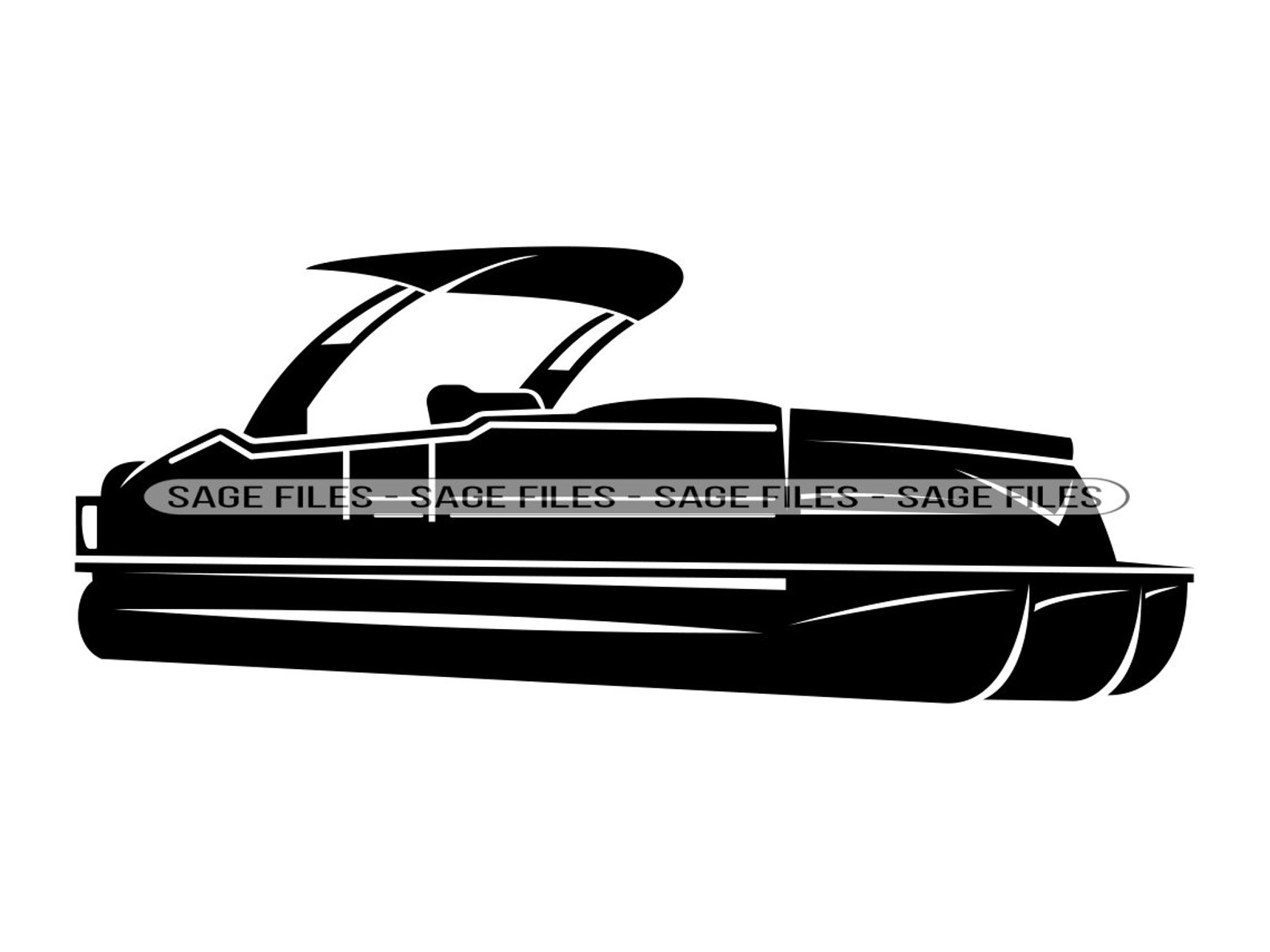 Pontoon Boat #9 SVG, Pontoon Boat SVG, Pontoon Boat Clipart, Pontoon ...