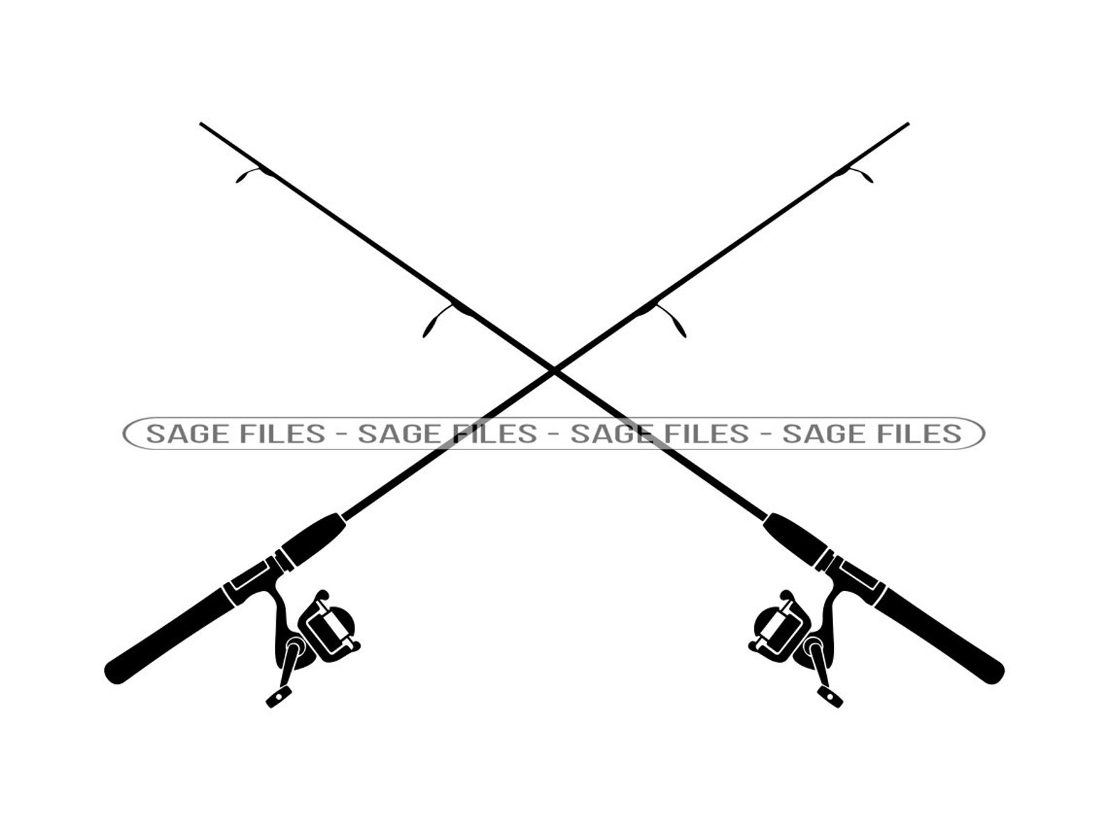 Fishing Rod Logo #3 SVG, Fishing Rod Svg, Fishing Svg, Fishing Clipart ...