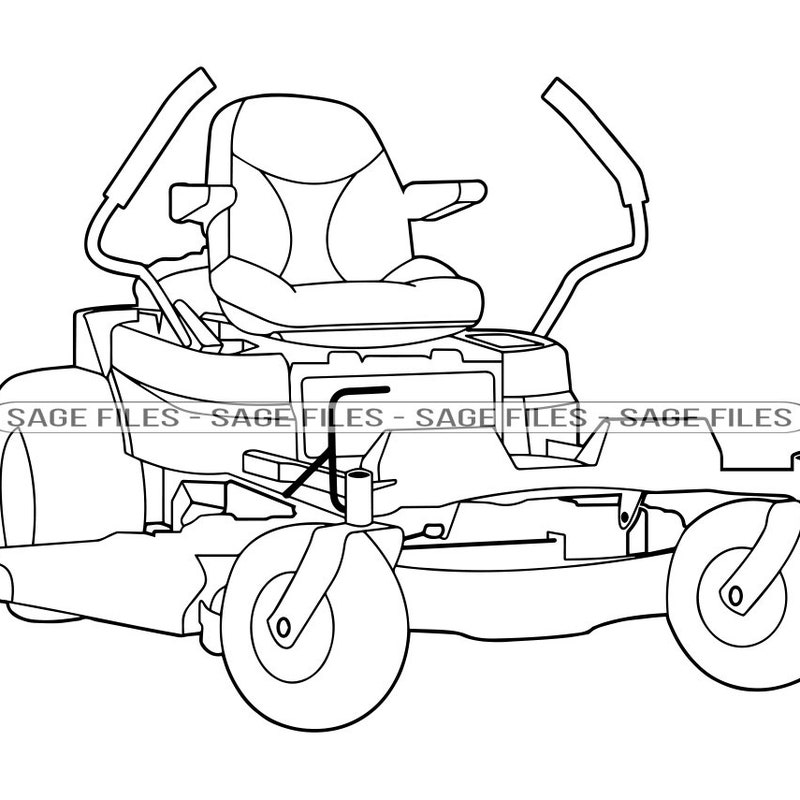 Zero Turn Clipart - Etsy