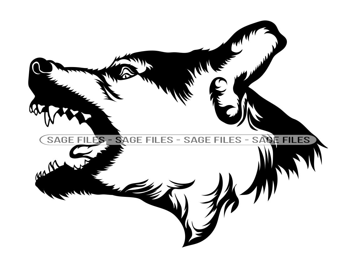 Angry Dog SVG, Barking Dog SVG, Dog Svg, Attack Dog Svg, Angry Dog ...