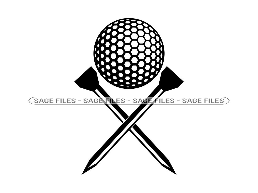 Golf Tee Logo SVG, Golf Tee Svg, Golf Ball Svg, Golf Svg, Golf Clipart ...