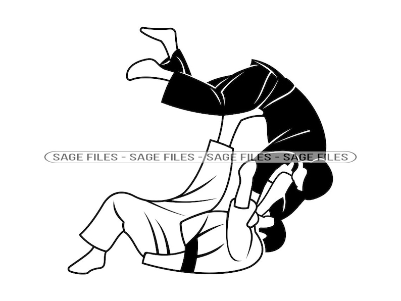 Judo #2 SVG, Judo SVG, Martial Arts Svg, Judo Clipart, Judo Files for ...