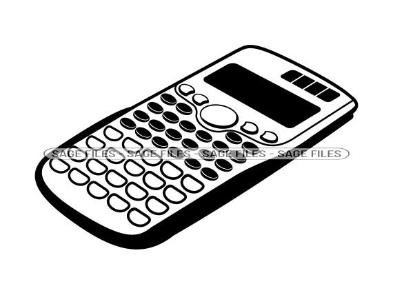 Graphing Calculator Clipart