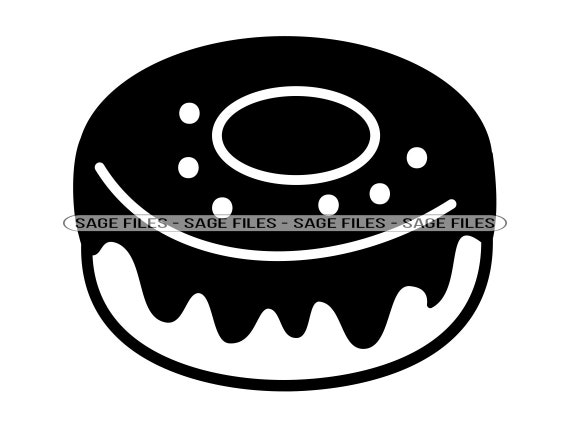 Donut 2 SVG Donut SVG Doughnut SVG Donut Clipart Donut - Etsy