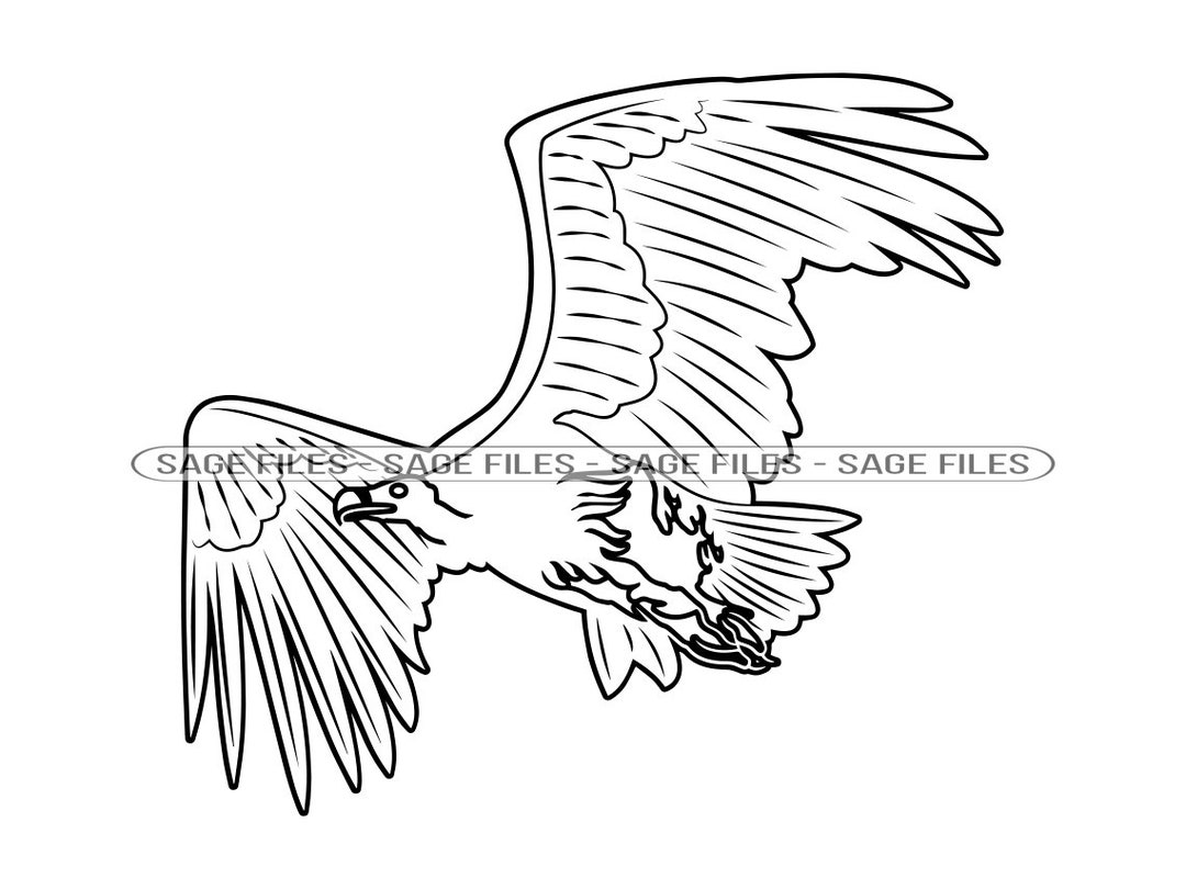 Vulture Outline SVG, Vulture SVG, Vulture Clipart, Vulture Files for ...
