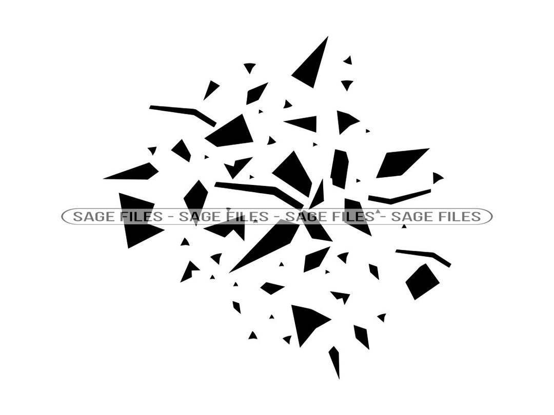 Shattered Glass Svg Broken Glass Svg Shattered Glass Clipart Shattered Glass Files For Cricut