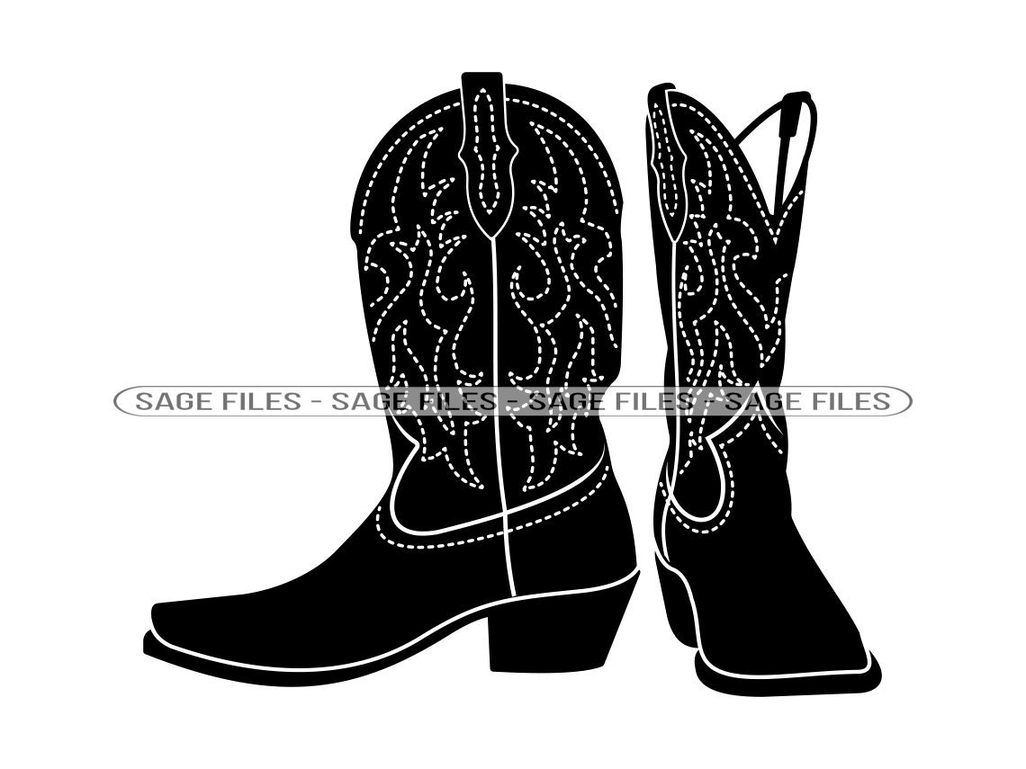 Cowboy Boots 3 SVG Cowboy Boots SVG Cowboy Svg Cowboy - Etsy