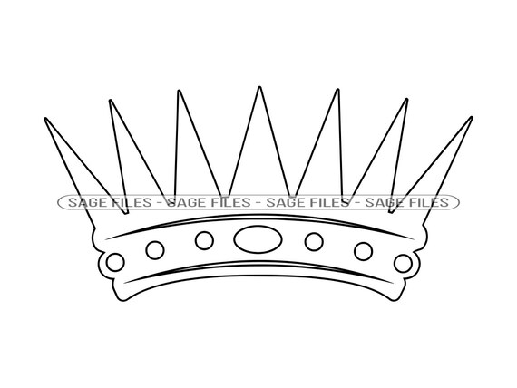 3 Point Crown Clipart White