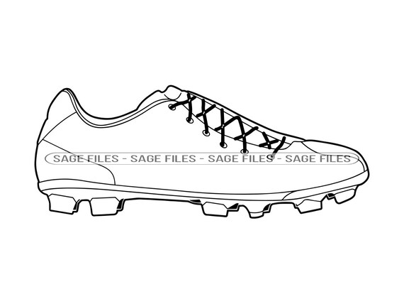Soccer Cleat Outline SVG Soccer Cleat Svg Cleats Svg Soccer, 41% OFF