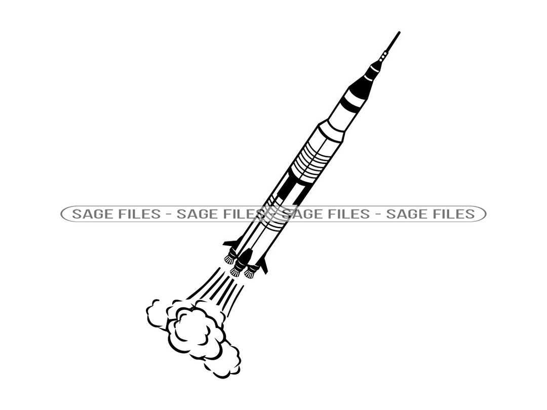 Rocket Launch #2 SVG, Rocket Svg, Rocketship Svg, Space Ship Svg ...