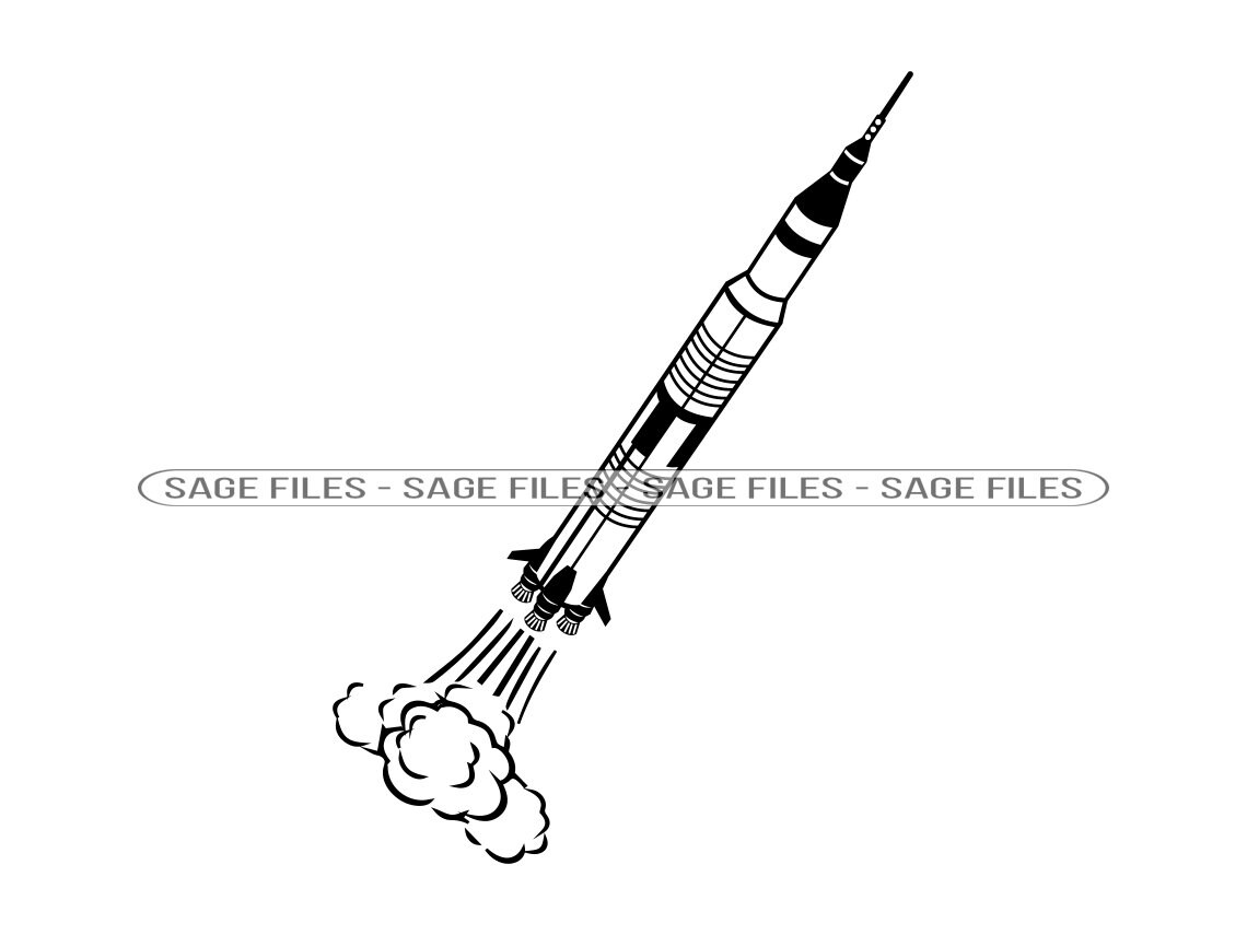 Rocket Launch 2 SVG Rocket Svg Rocketship Svg Space Ship - Etsy