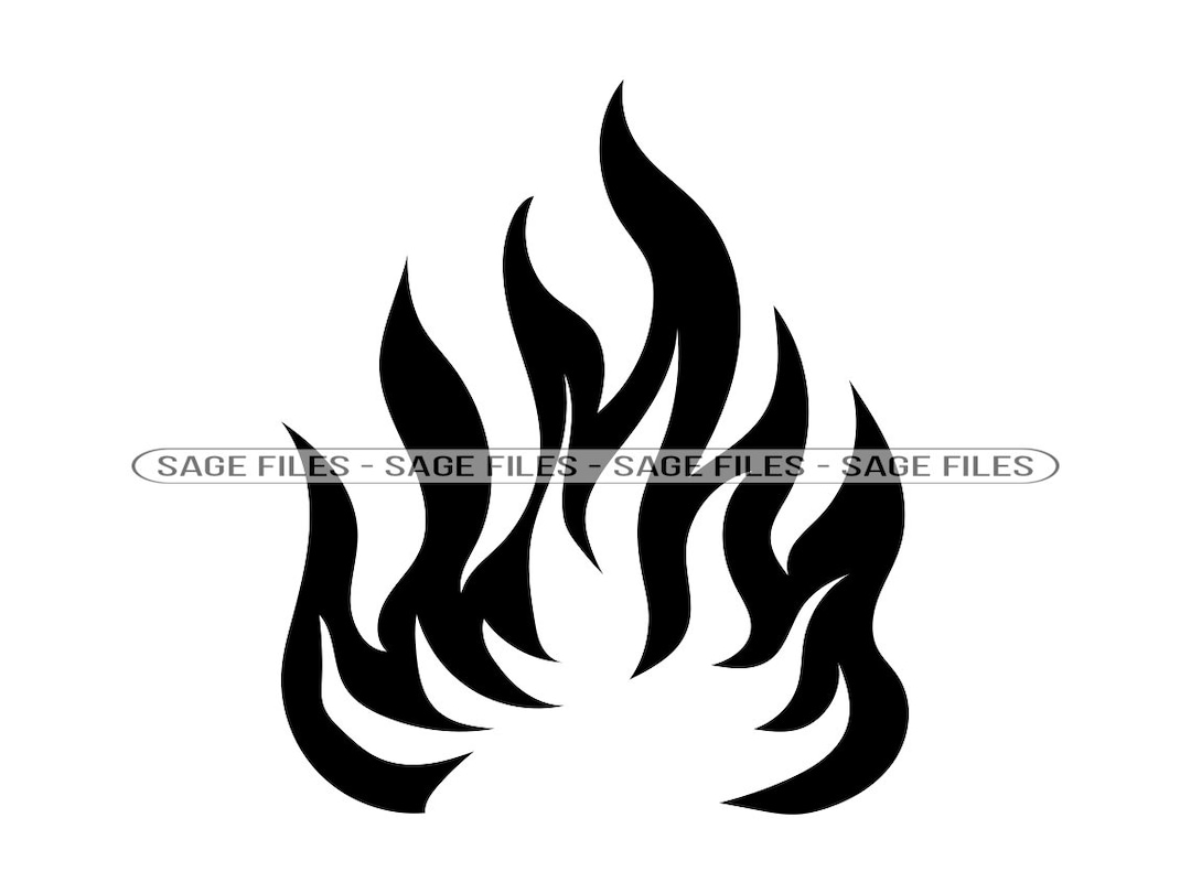 Flame 9 SVG, Flame SVG, Fire SVG, Flame Clipart, Fire Clipart, Flame ...