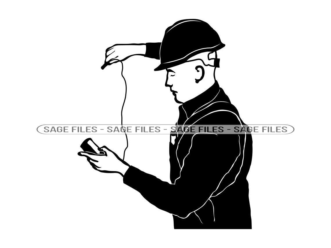 Electrician SVG, Electrician Clipart, Electrician Files for Cricut ...