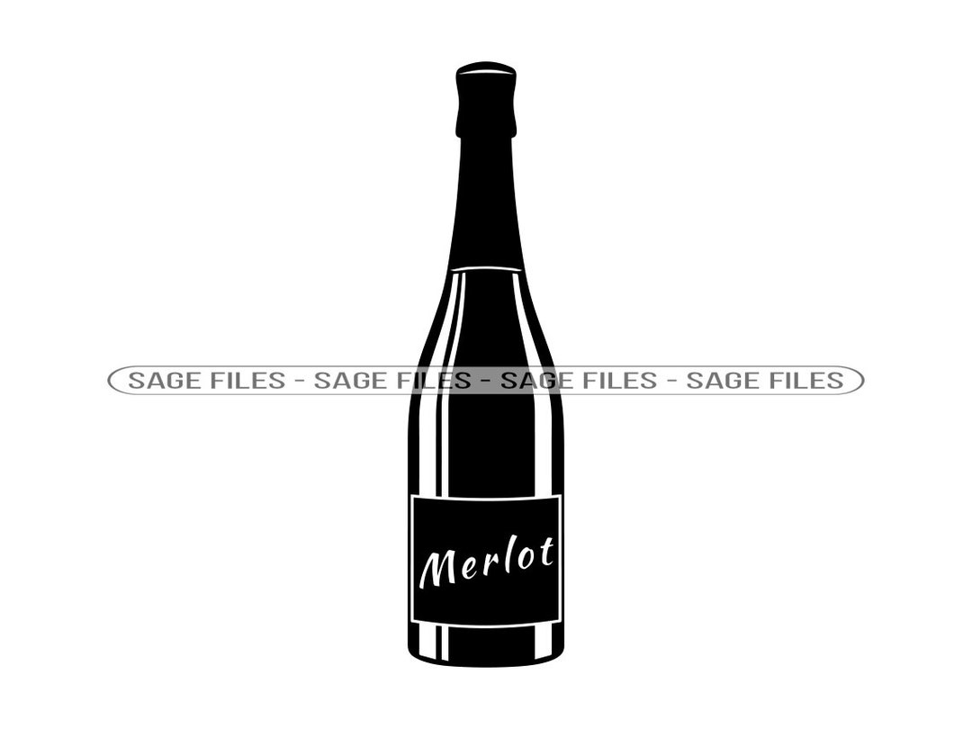 Merlot SVG, Wine Svg, Merlot Wine Clipart, Merlot Wine Files for Cricut ...