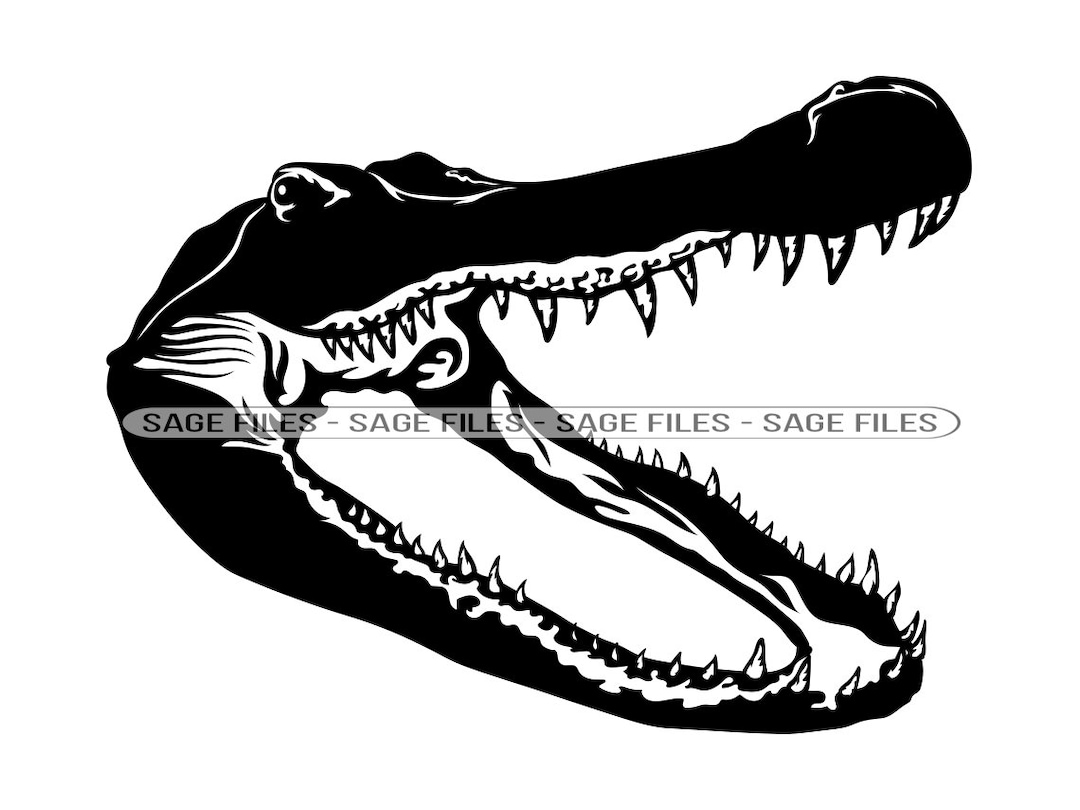 Alligator Head SVG, Crocodile Head SVG, Alligator Svg, Crocodile Svg ...