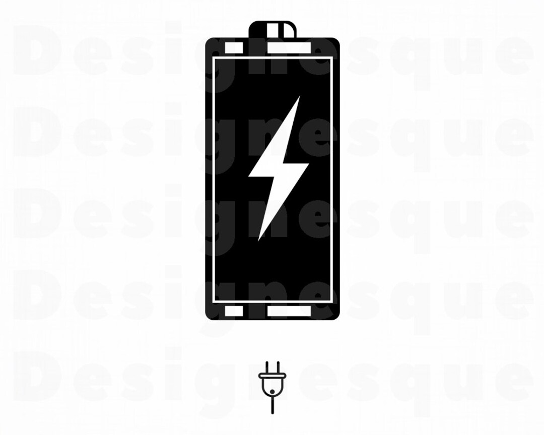 Battery Charging #2 SVG, Battery Svg, Energy Svg, Phone Svg, Clipart ...